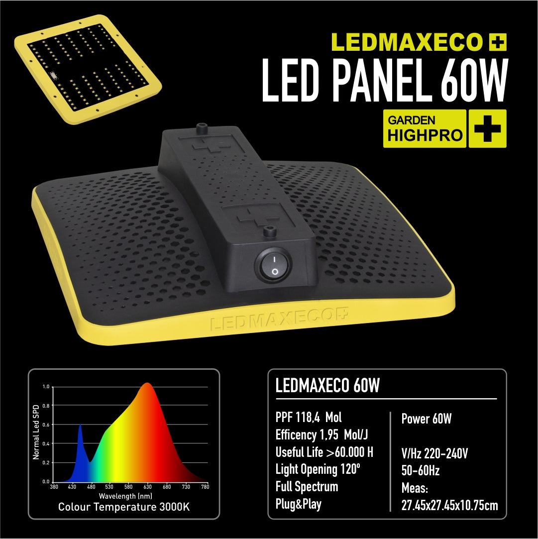 LEDMAX ECO 60W – Garden Highpro – La Botica Growshop
